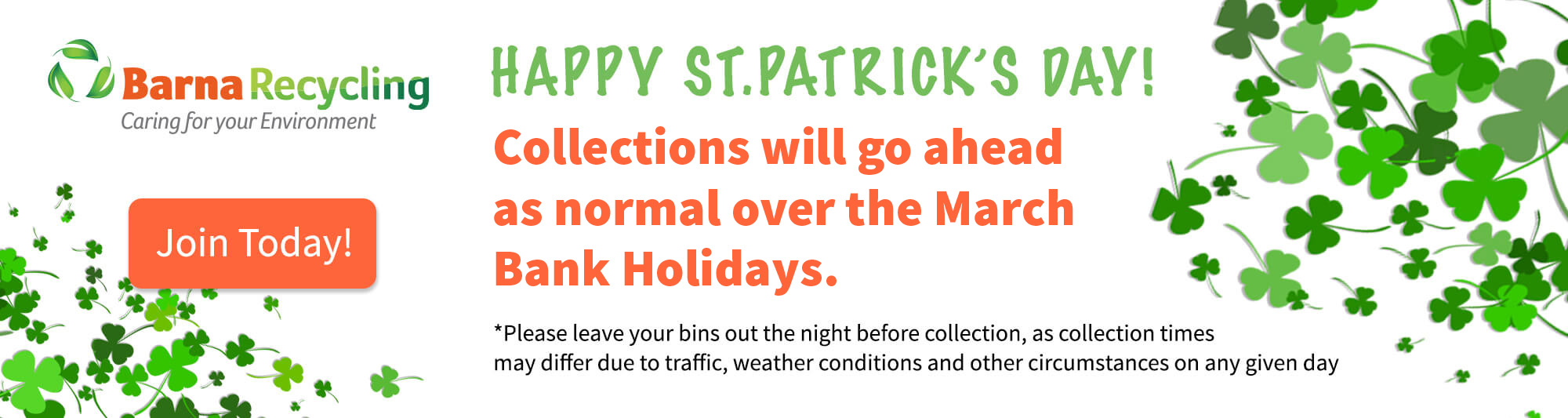 Bank-Holiday-Banner-PaddysDay-2020-002 | Barna Recycling